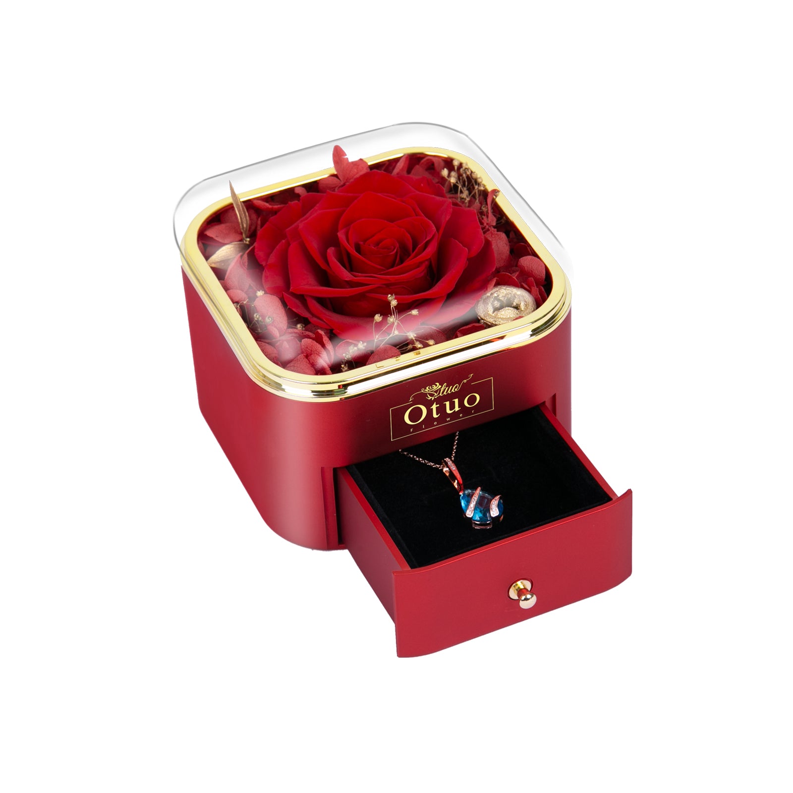 Preserved Roses Gift Jewerlry Box – OTUO